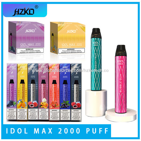 China HZKO IDOL MAX 2000PUFF Australian Most Hottest Disposable Vape ...