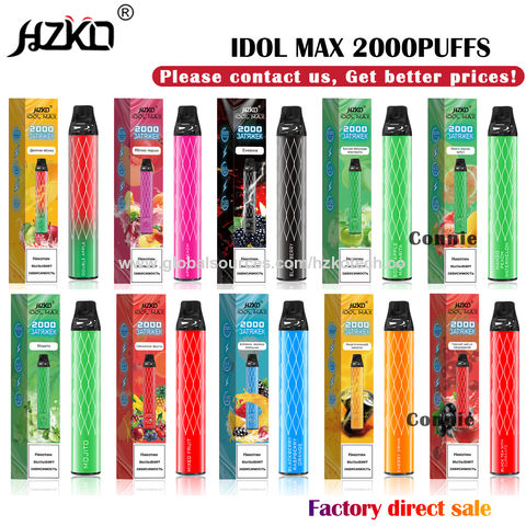 China HZKO IDOL MAX 2000PUFF Australian Most Hottest Disposable Vape ...
