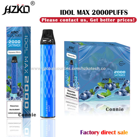 China HZKO IDOL MAX 2000PUFF Australian Most Hottest Disposable Vape ...