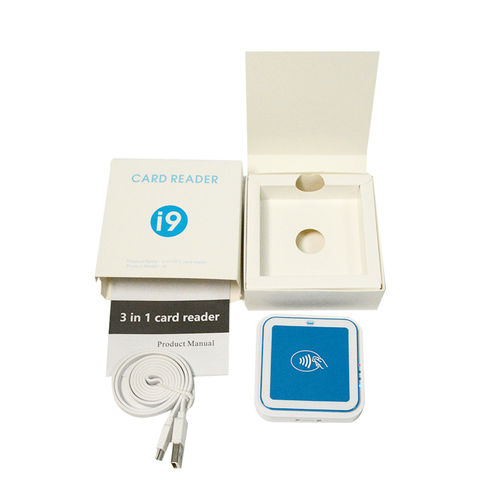 China Bluetooth NFC EMV 3 in 1 IC magnetic chip card reader writer ...