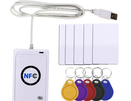 Factory RFID 13.56mhz keyfob tag writer nfc smart card reader writer ...