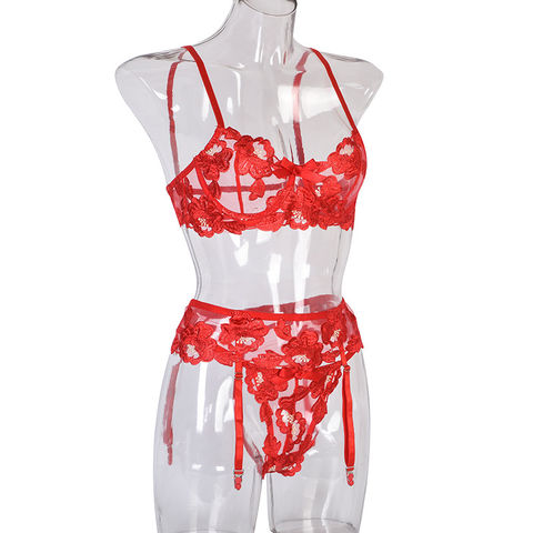 China Bra With Panty Set Underwear Set Christmas Pajama Christmas