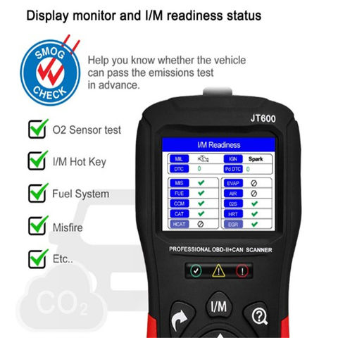 China JT600 Enhanced Universal EOBD OBD2 Scanner Fault Code Reader ...