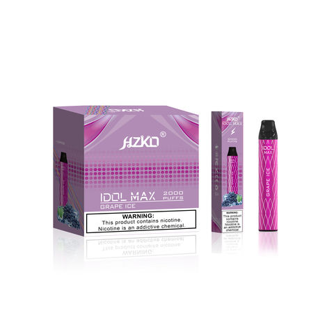 China Original HZKO IDOL MAX Disposable e-cigarette Vape Pen 2000 puffs ...