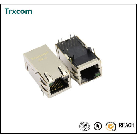 China Trxcom 1000Base-T Shielded RJ45 Jack Connector RJT-11UC1G-G13 ...