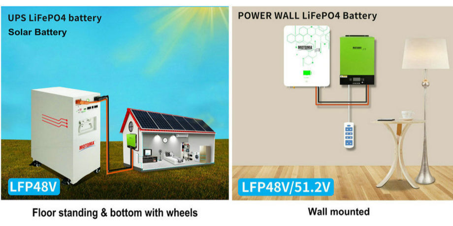 China Wall Mounted 48V 100Ah 200Ah LiFePO4 Battery Portable Power ...
