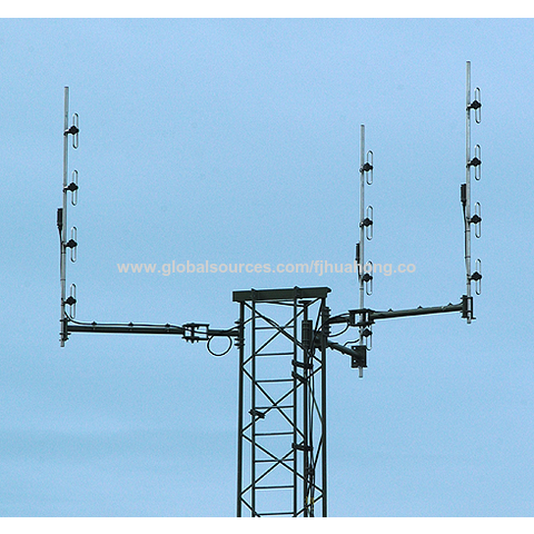 China UHF 400-470M trunk station array dipole antenna 4 elements N ...