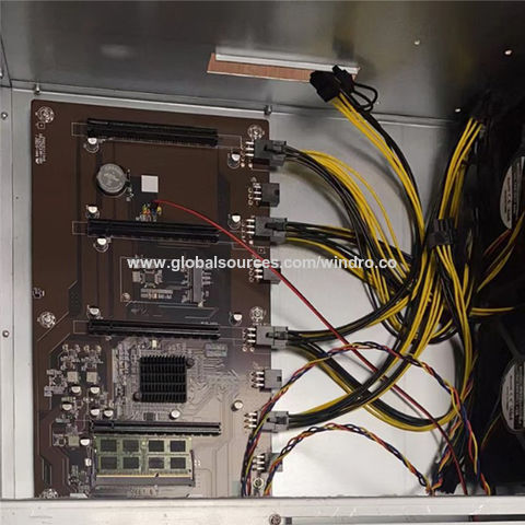 China 8 gpu motherboard mining with hm65 chipset and celeron 847 cpu ...