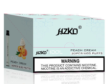 China Original Wholesale price HZKO IDOL 600puffs disposable electronic ...