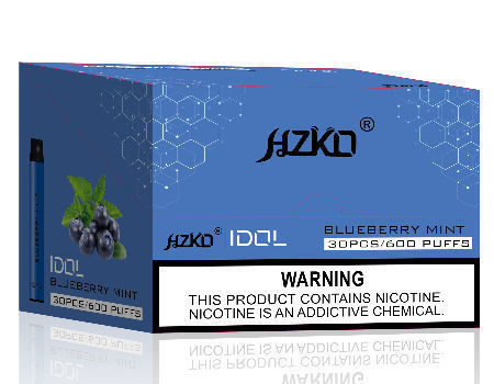 China Original Wholesale price HZKO IDOL 600puffs disposable electronic ...