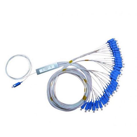 China 1 to 32 Steel Tube FTTH PLC Splitter With SC/ UPC Connector on ...