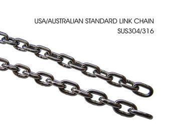 Australian standard link chain, SUS304 or 316, chain industrial chain ...