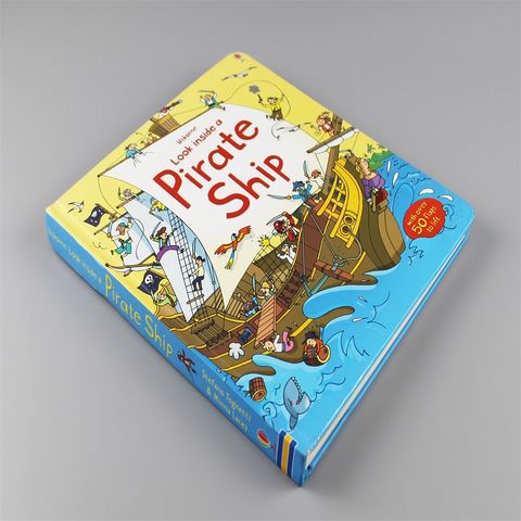 China Hardback Casebound Binding Board Book Flap Lift Book for Children ...