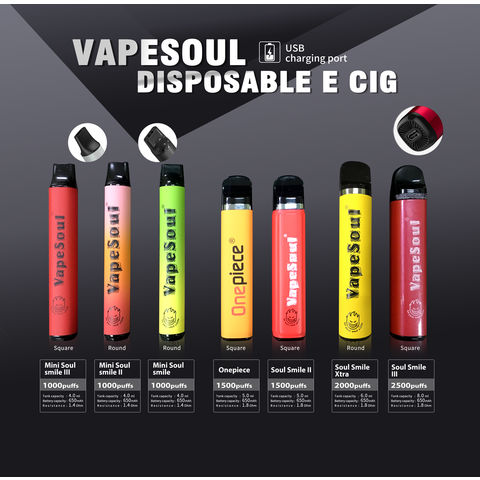 China New E-cig1000 puff with USB charger in 20flavors and design on ...