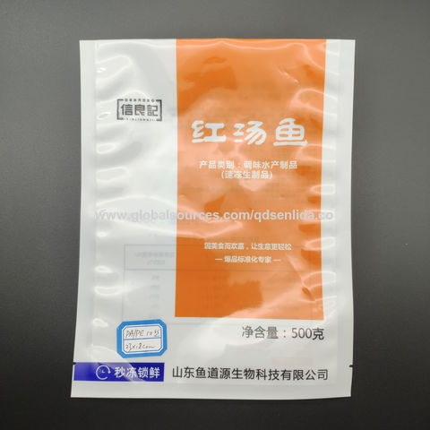 China PA / PE high strength mixed puree food packaging bag for frozen ...