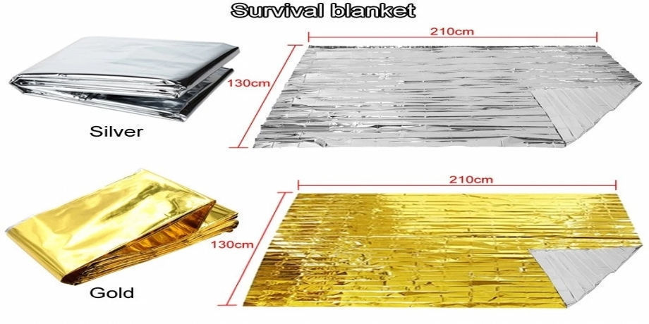 China PET Emergency Blanket Survival Camping Emergency Rescue Thermal ...