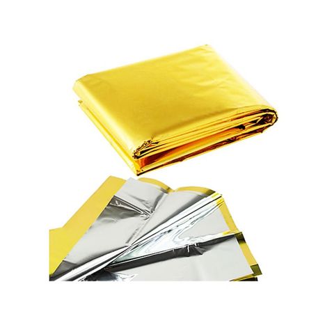 China PET Emergency Blanket Survival Camping Emergency Rescue Thermal ...