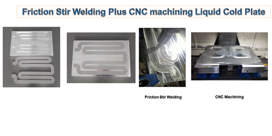 China FSW aluminum liquid cold plate heat sink / fluid cooling/ epoxy ...