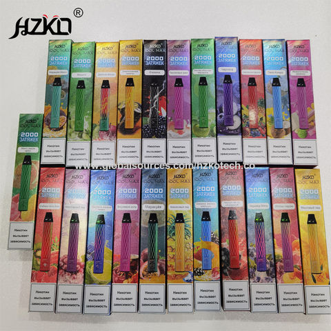 China 2021 Russia Popular disposable electronic cigarette Vape HZKO ...