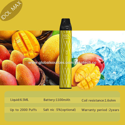 China Australia Popular Disposable Vape HZKO IDOL MAX 2000puffs ...