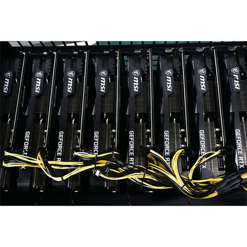 China 8 GPU Graphics Case Crypto Coin Open Air 3090/120M For ETH BTC ...