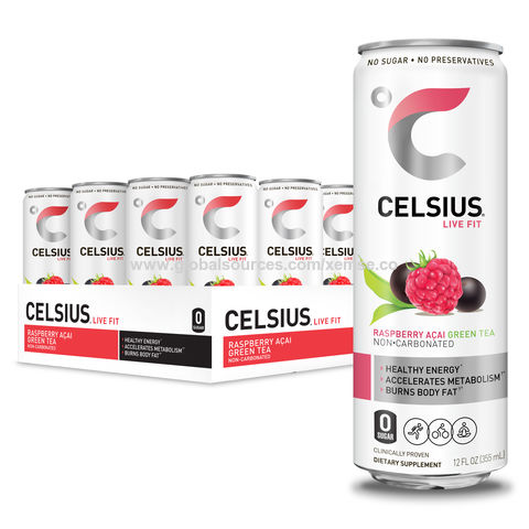 Canada Celsius Energy Drink, Dragonfruit Lime, energy drinks for ...