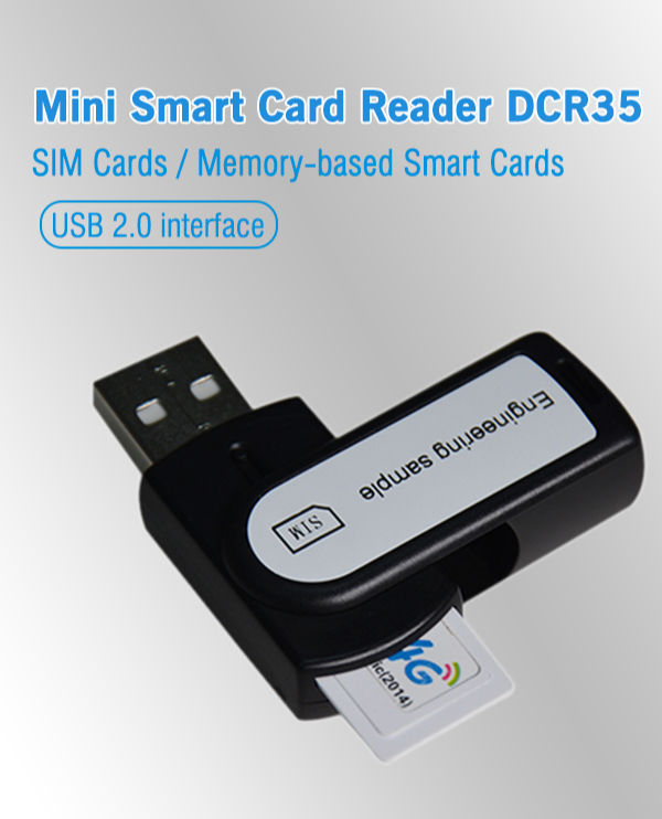 China Mini Smart Card Reader Support ISO7816 Protocol Card DCR35 on ...