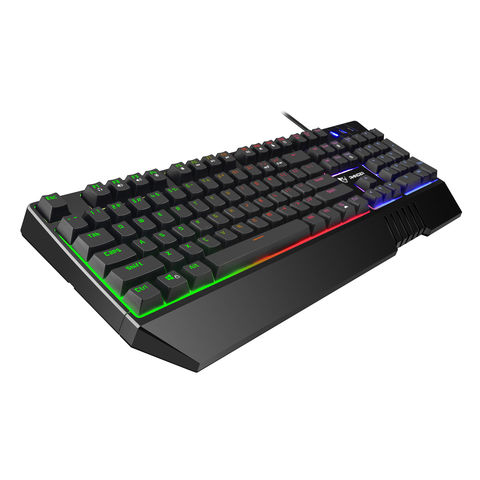 China Colorful Backlit Gaming Keyboard, Combined Multimedia Keys to ...