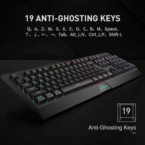 Mechanical feel keyboard Wired membrane keyboards with backlight ...