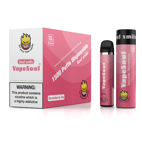 China Top Quality Vape Soul Colorful Disposable Vape Pen 1500 puffs ...