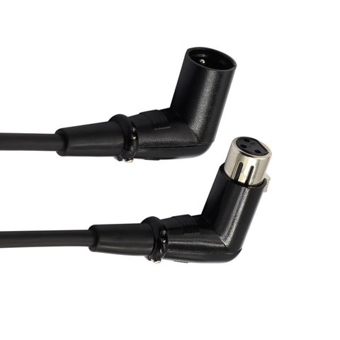 China Lodalink XLR Male to Right Angled XLR Female Microphone Cable for ...