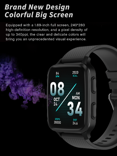 China Outdoor precise GPS motion Popular Smart Watch with Heart Rate ...