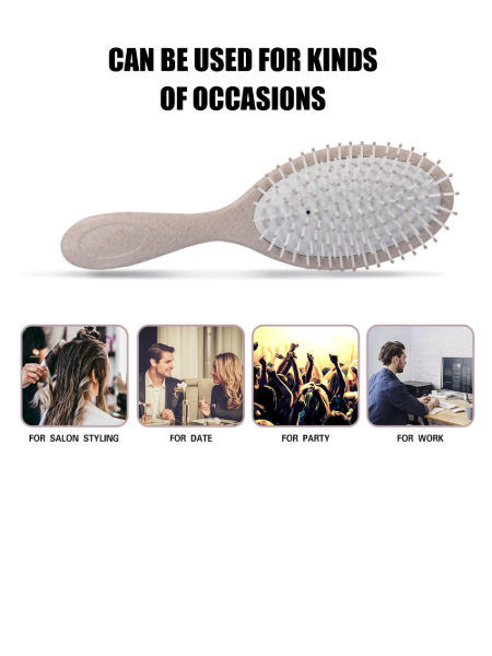 China Wheat Straw Comb Fresh Biodegradable Hairdressing Comb Massage ...