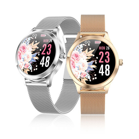 China 1.09 inch IPS Round shape Blood oxygen detection smartwatches ...