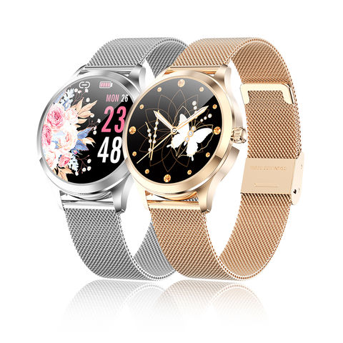China 1.09 inch IPS Round shape Blood oxygen detection smartwatches ...