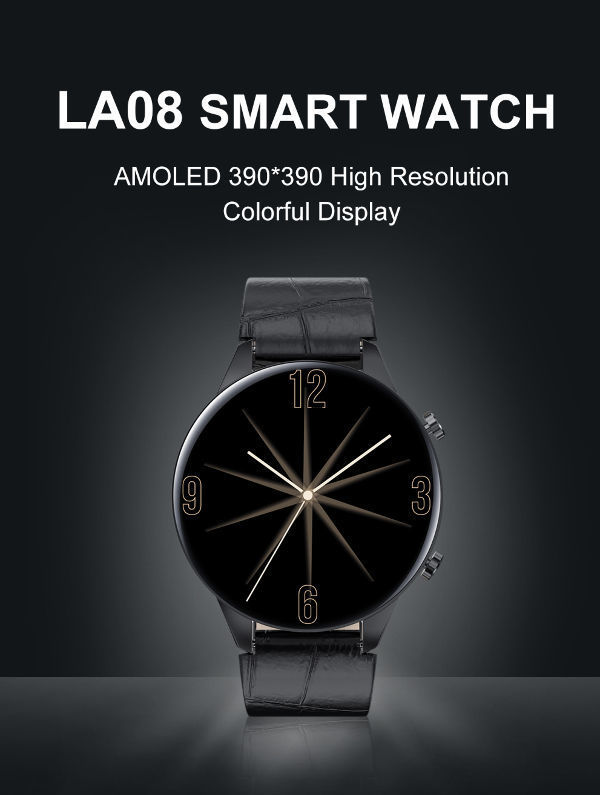 AMOLED display smartwatches LA08SE, Blood oxygen tracker ce roh smart ...