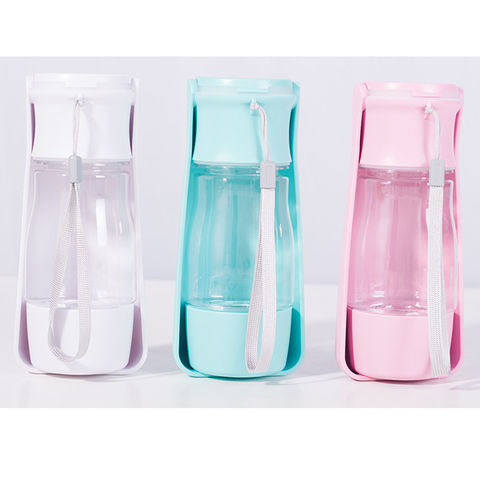 China 2 In 1 Foldable Pet Bottle Dog Collapsible Food And Water Bottle ...