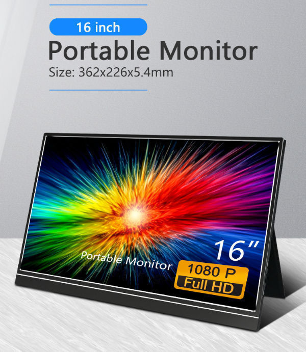 China High quality 16 inch FHD gaming monitor hdr ultra thin with usb ...