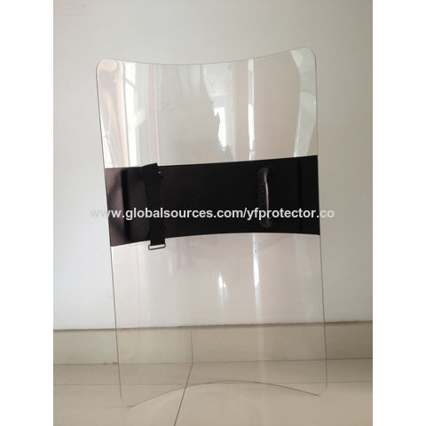China PC material self defense stab proof riot control shield,police ...