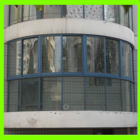 China Aluminum alloy broken bridge thermal broken round window on ...