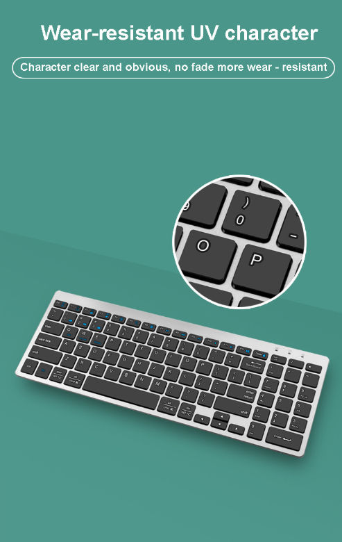 China Wireless keyboard,aluminum alloy cover,X structure process,suit ...