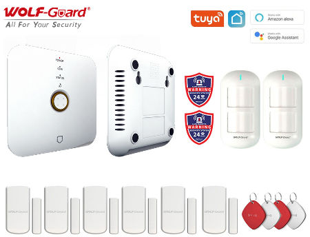 Smart Life GSM Home Emergency button WIFI home burglar alarm smart Life ...