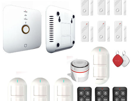 China Smart Life WIFI Zigbee GSM Home Alarm Security System with 100 ...