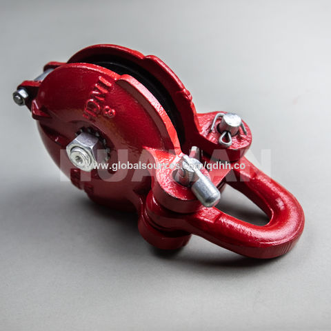 China 1.5 Ton Bail Snatch Block Hoist Rig-ging Shackle Wire Rope 3 ...