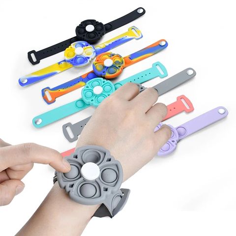 China New Stress Wristband Bubble Toys Band for kids Adult Push Watch ...
