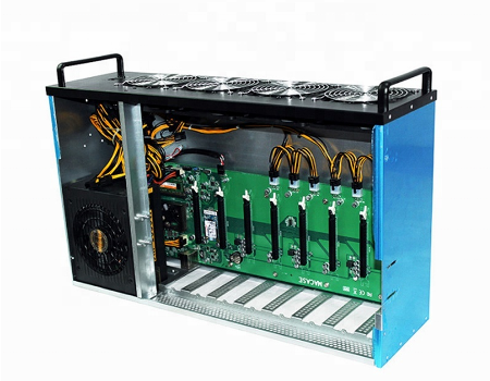 China 8 GPU ethereum mining Rig Graphics Case set 220HX 170HX 90HX ...