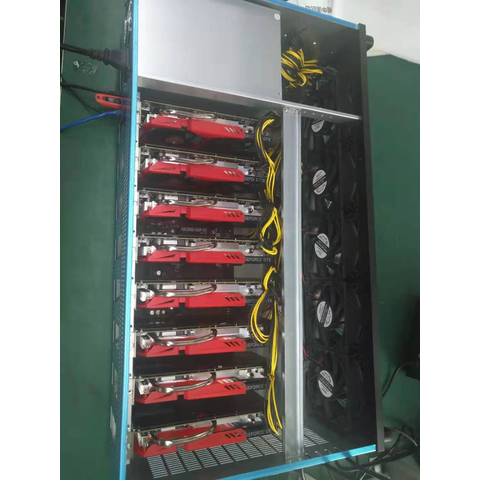 China 8 GPU ethereum mining Rig Graphics Case set 220HX 170HX 90HX ...