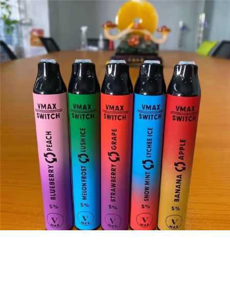 Vmax Switch disposable electronic cigars,5% salt nicotine 1800 Puffs ...