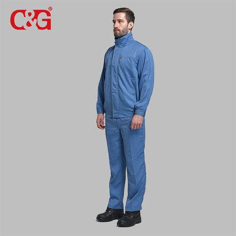 China Arc suit for ASTMF2621 standard Electrican category 1 arc flash ...