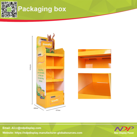 China Custom Cardboard Carton Display Shelf Pop Up Cardboard Corrugated ...